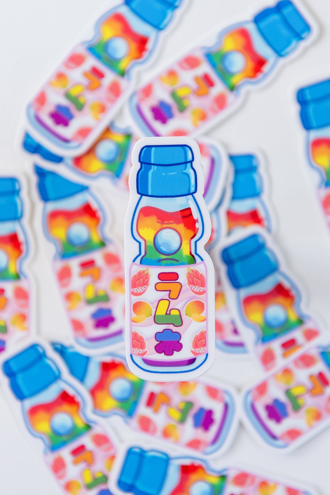 Gay Pride Ramune Sticker | Marble Soda Sticker | LGBT Pride | Pride ...