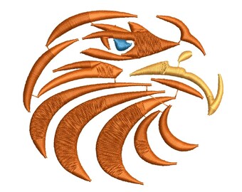 Eagle Machine Embroidery Design Back Jacket Design 6 Sizes Instant ...