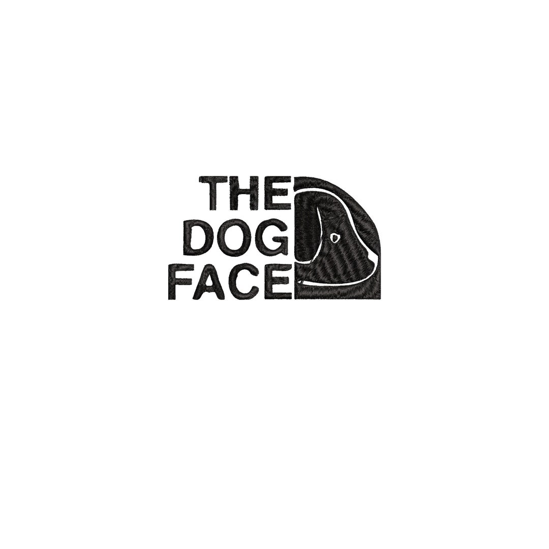 Digital Download 4 Sizes the Dog Face Machine Embroidery Design Funny ...