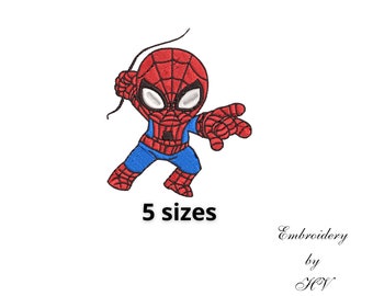 Baby Spiderman Embroidery Design Machine, Spider Man Embroidery Pattern ...