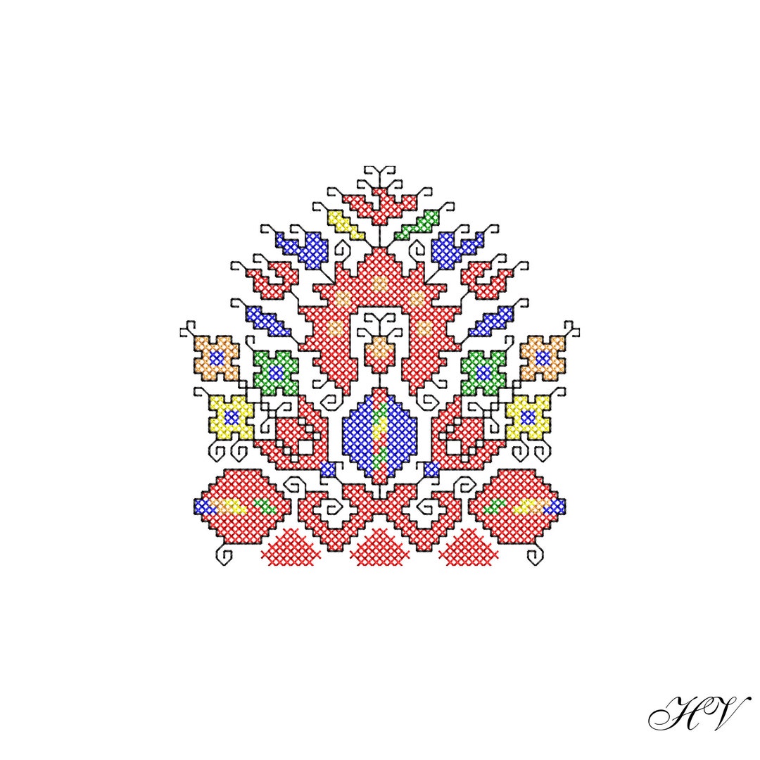 Bulgarian Embroidery Machine/ Cross Stitch/ Kanatica/ Border Cross ...