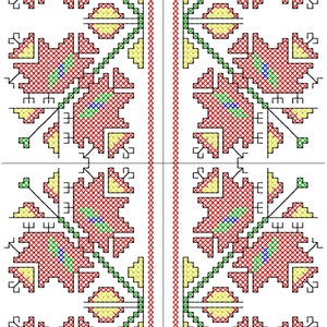 Bulgarian Embroidery Machine/ Instant Download/ Cross Stitch/ Kanatica ...