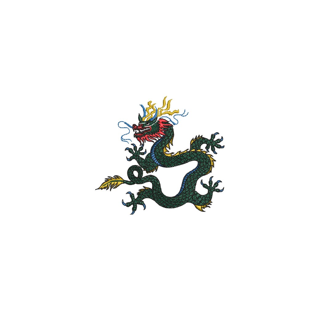 Dragon Embroidery Design, 3 Sizes, Dragon Machine Embroidery Designs ...
