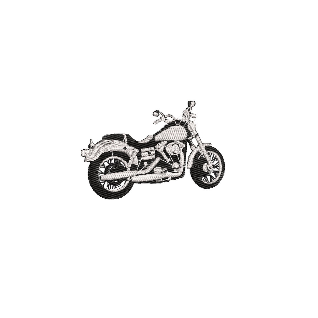 Motorcycle Embroidery Design for Embroidery Machine Instant Download ...