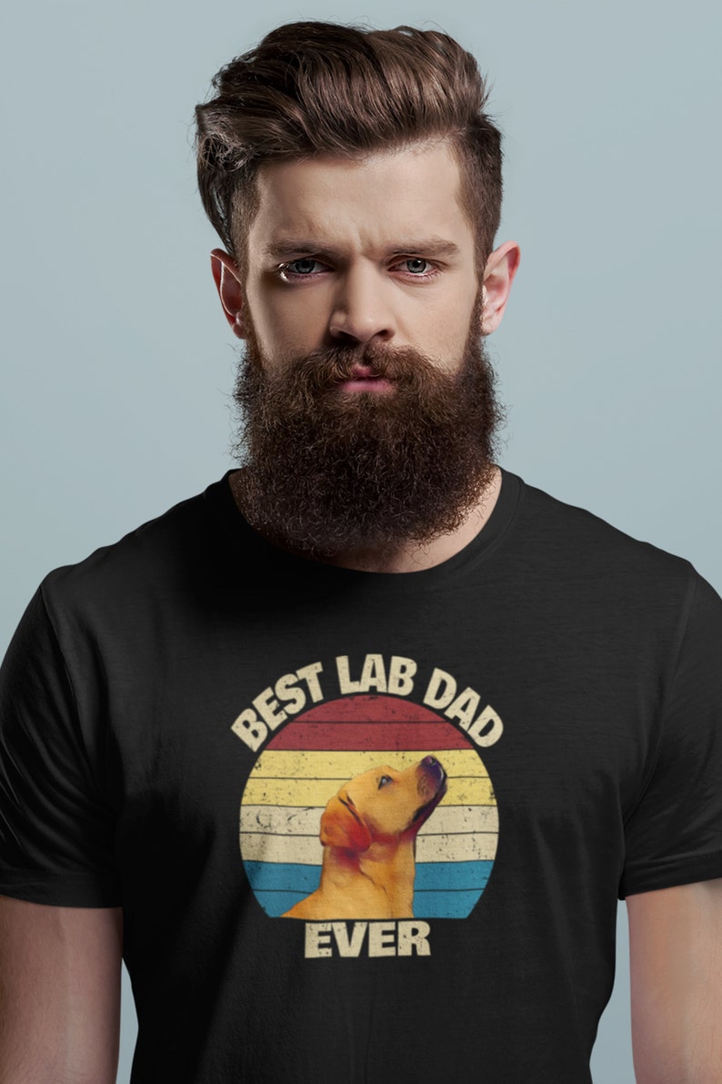 Lab Shirt for Dog Dad Yellow Lab Dad Shirt Yellow Labrador - Etsy