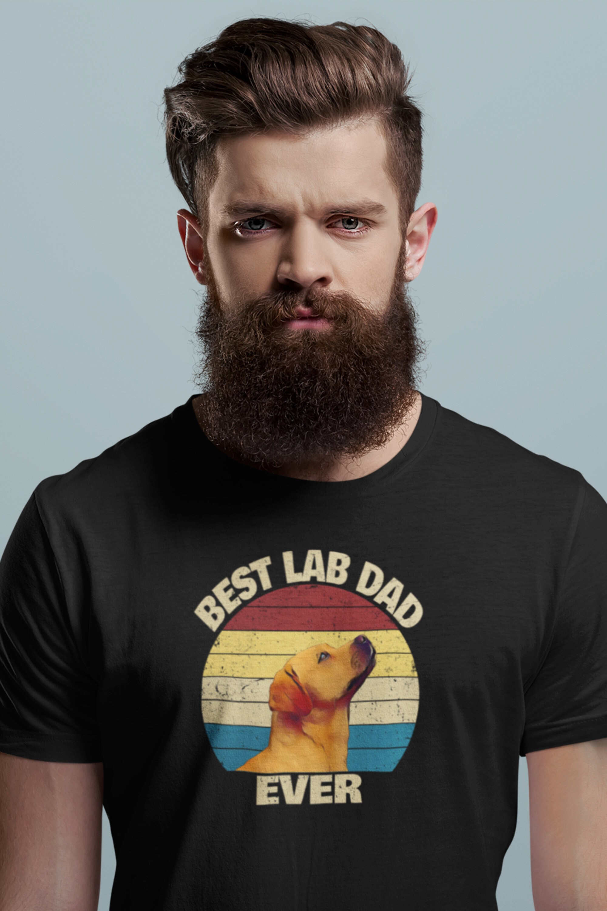 Lab Shirt for Dog Dad, Yellow Lab Dad Shirt, Yellow Labrador Shirt ...