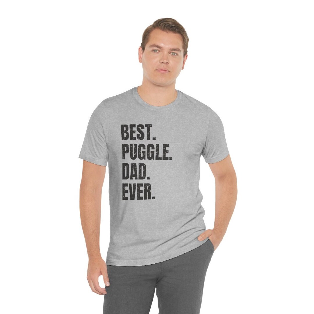 Puggle Shirt for Dog Dad, Puggle Gifts. Puggle T-shirt! Best Dog Dad ...