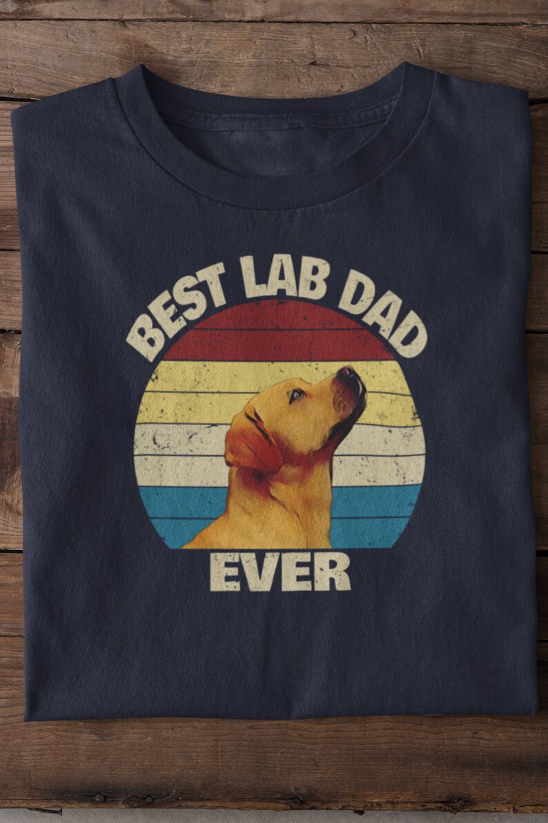 Lab Shirt for Dog Dad Yellow Lab Dad Shirt Yellow Labrador - Etsy