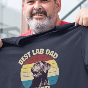 Chocolate Lab Shirt for Dog Dad, Chocolate Lab Dad Shirt, Chocolate Lab ...