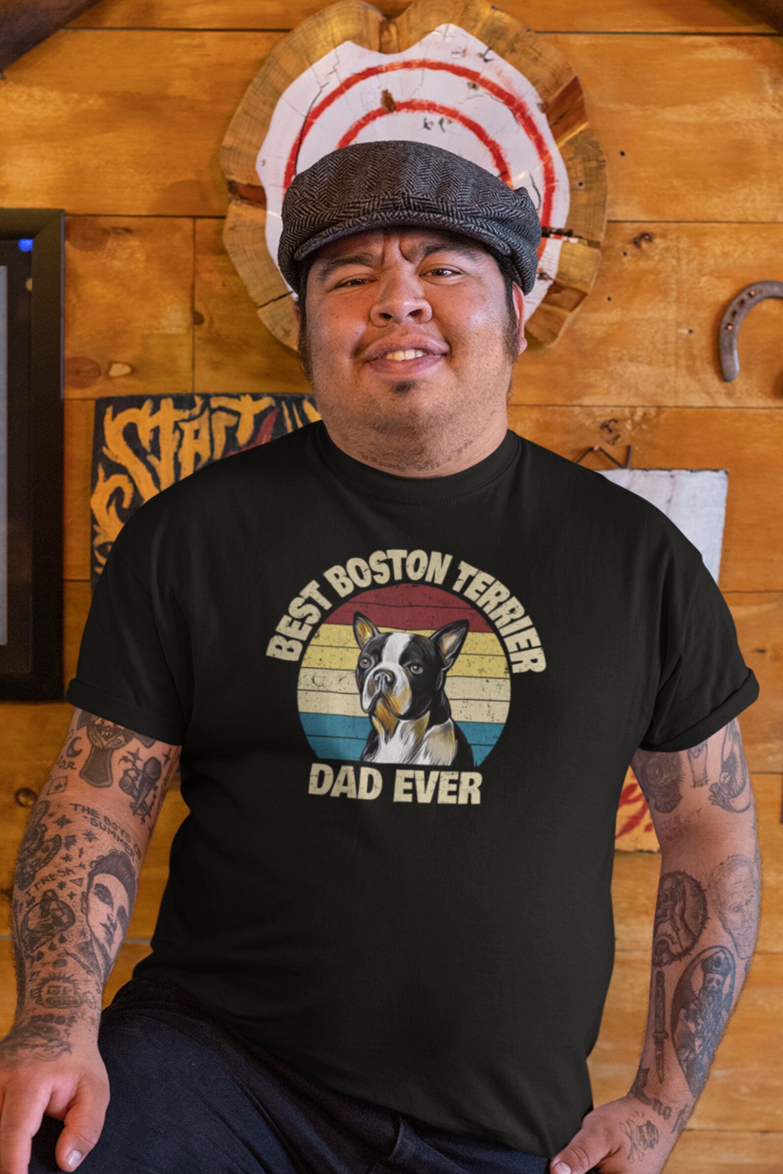 Boston Terrier Shirt for Dog Dad Boston Terrier Gifts for the - Etsy