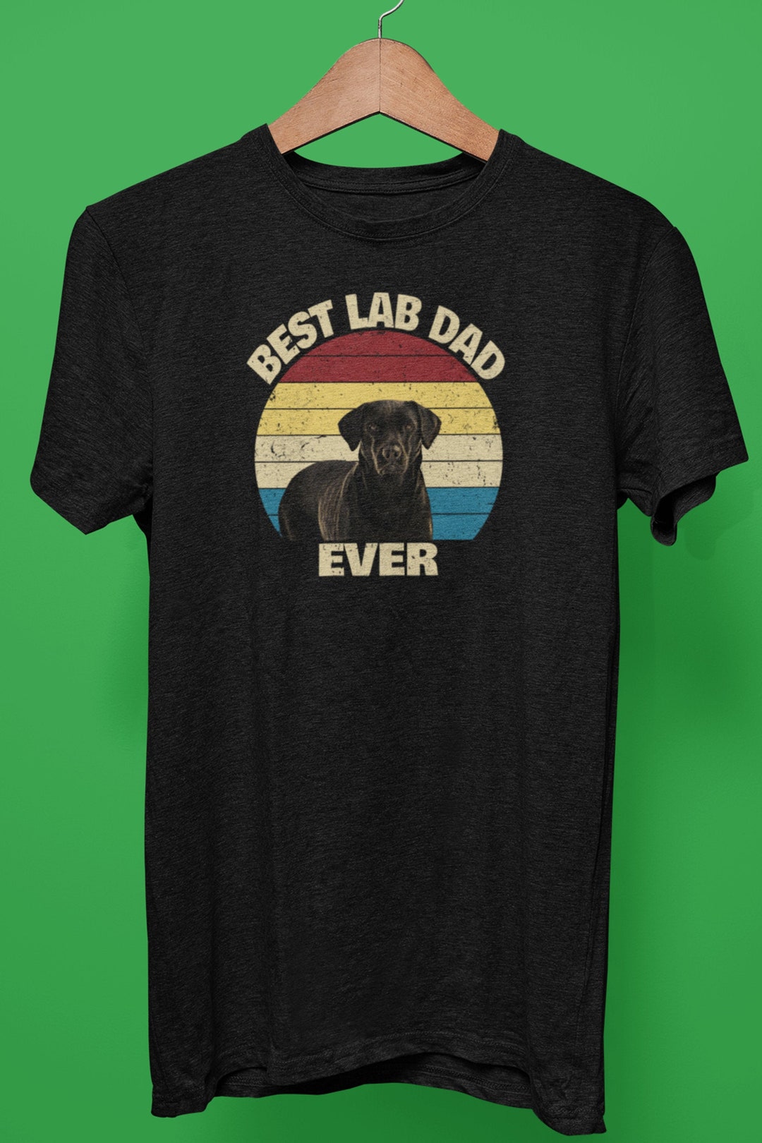 Black Lab Shirt for Dog Dad| Best Lab Dad Ever | Dog Dad Gift for the ...