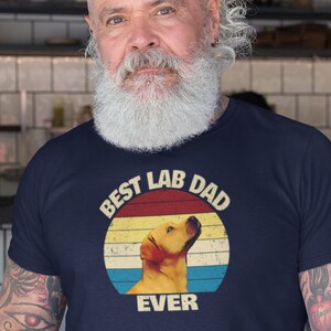 Lab Shirt for Dog Dad, Yellow Lab Dad Shirt, Yellow Labrador Shirt ...