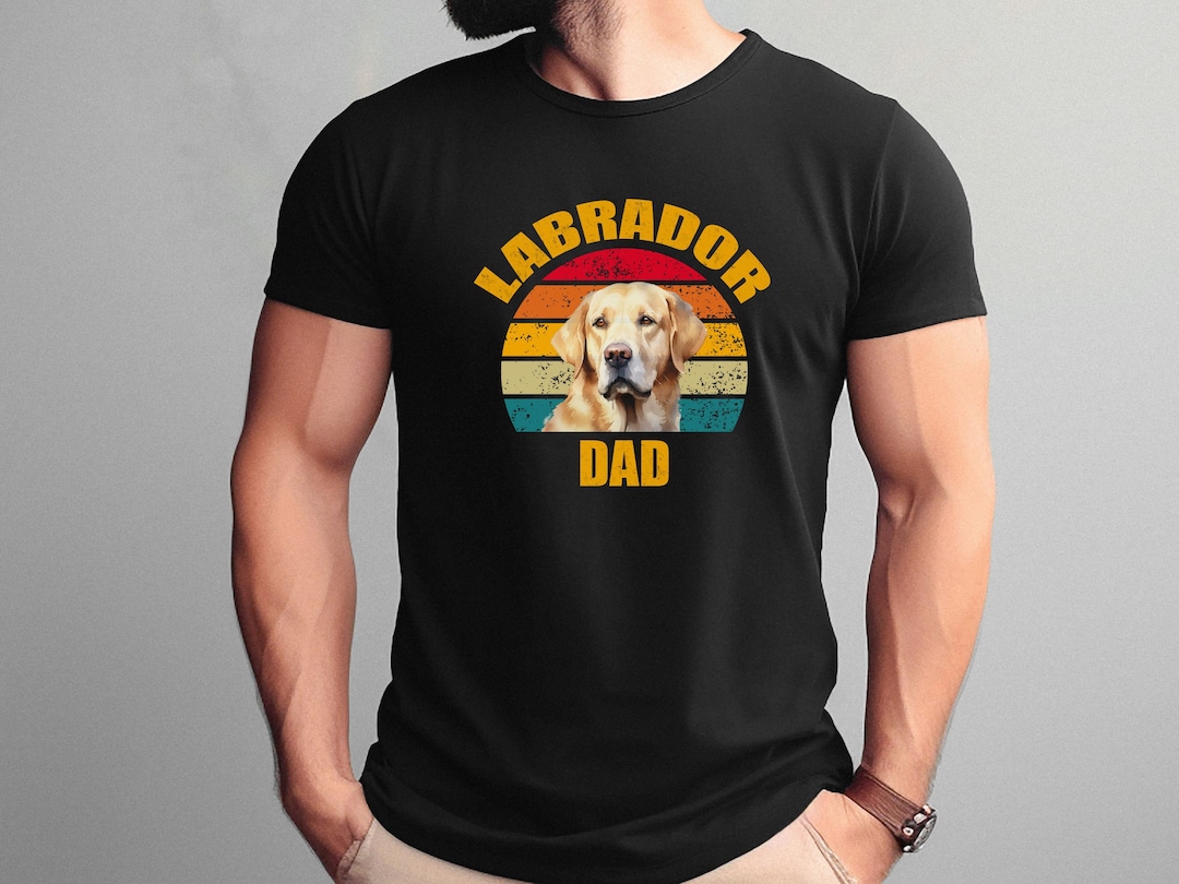 Yellow Lab Shirt, Labrador Gifts for the Labrador Dad, Yellow Labrador ...