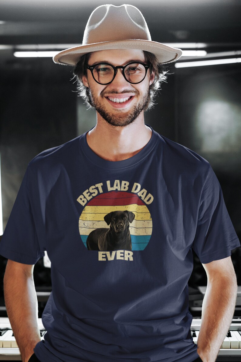 Black Lab Shirt for Dog Dad Best Lab Dad Ever Dog Dad Gift - Etsy