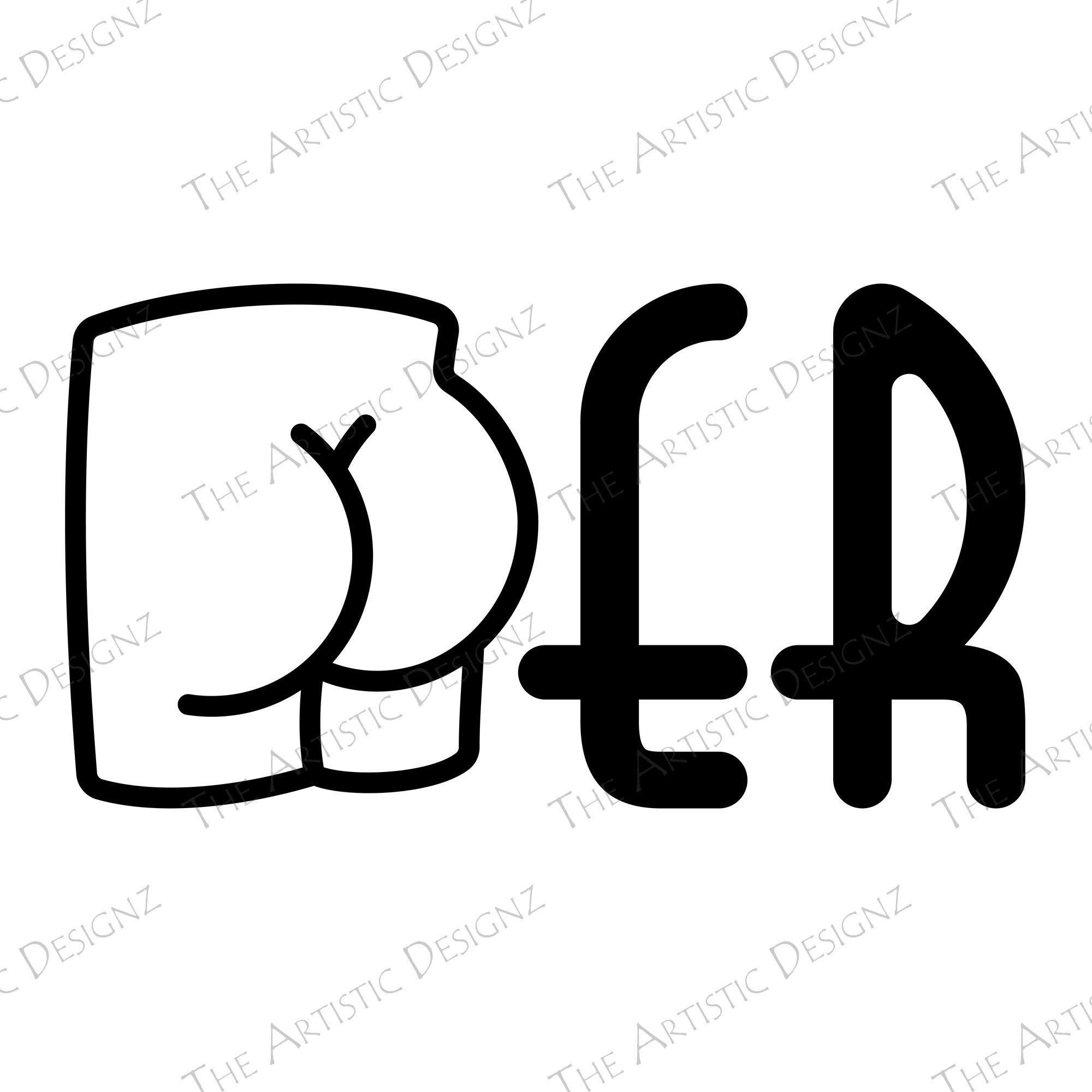 Butt Er Svg Funny Butt Svg Silhouette Vector Cut File Etsy Canada
