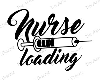 Nurse Loading Svg - Etsy