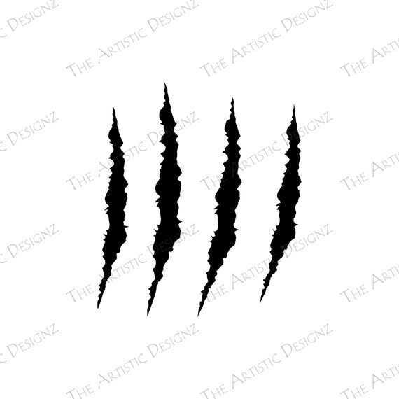 Scratches SVG / Scratch svg / Silhouette Vector Cut File / - Etsy México