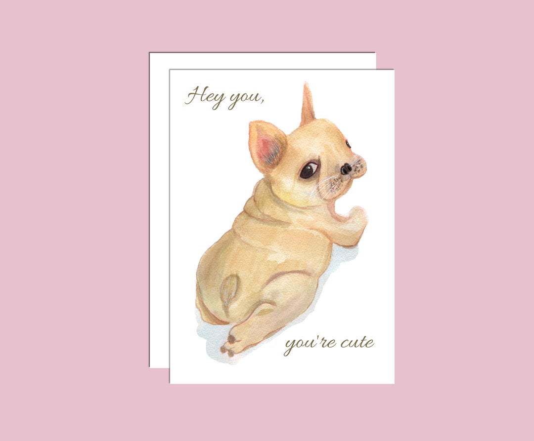Cute Dog Card Punny Cards Cute Dog Card for Dog Lovers - Etsy