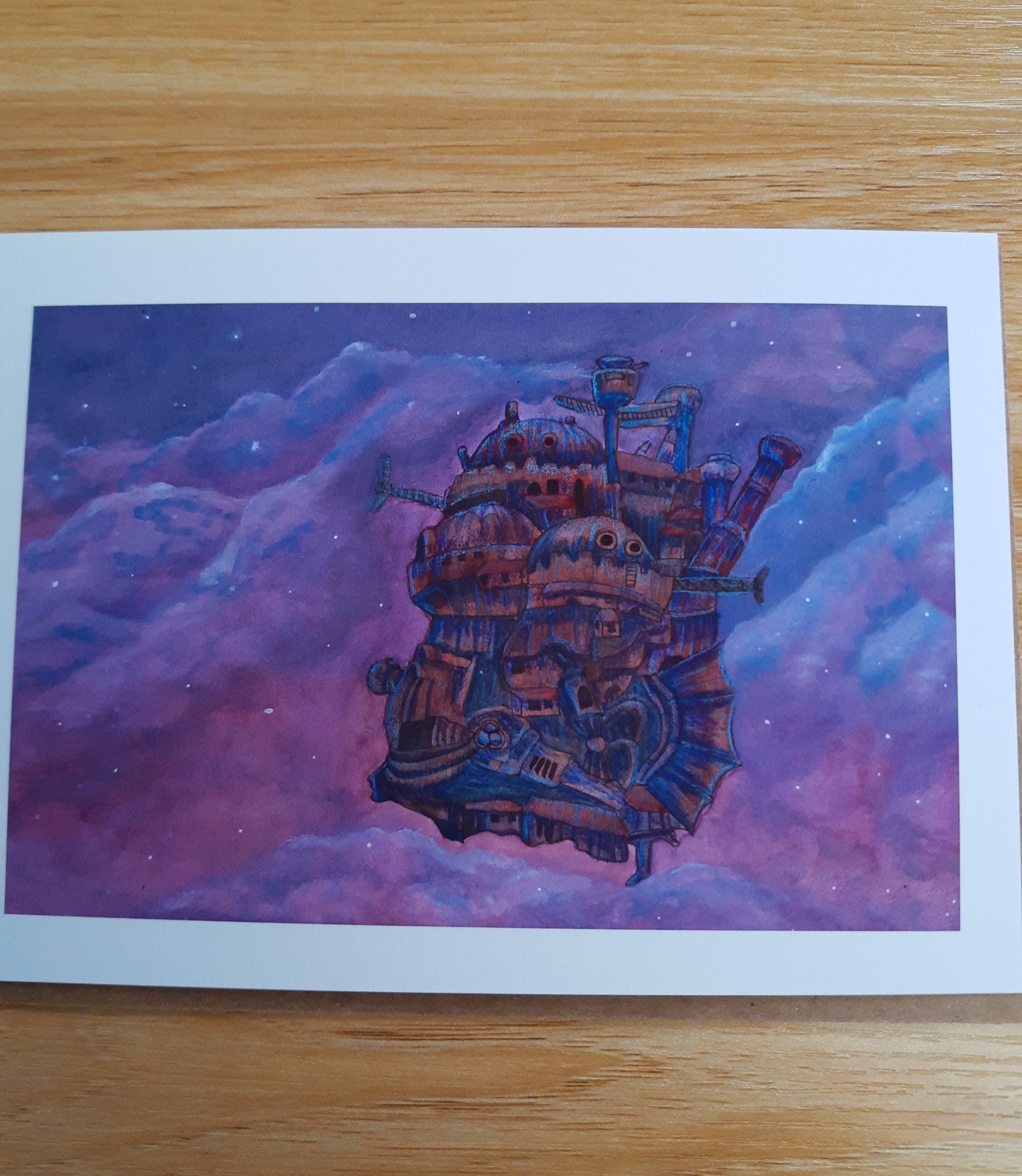 Howl's Moving Castle Art Print Anime Art Studio Ghibli Fanart ...