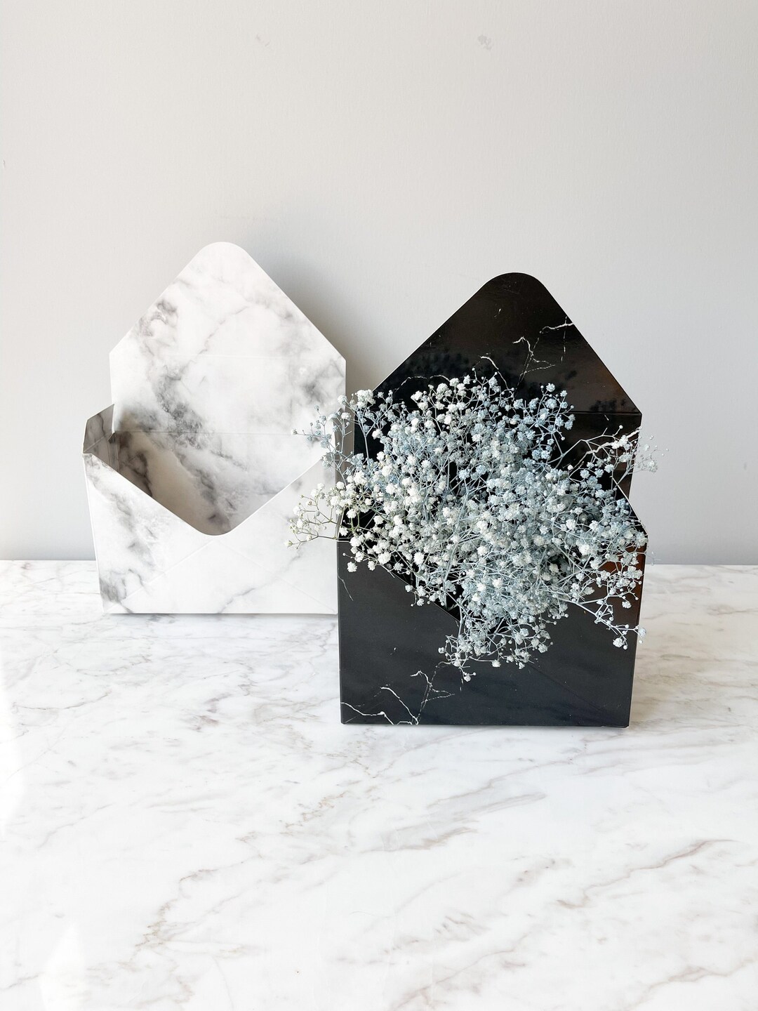 Marble Envelope Shaped Flower & Gift Boxes, Marble Box, Gift Box ...