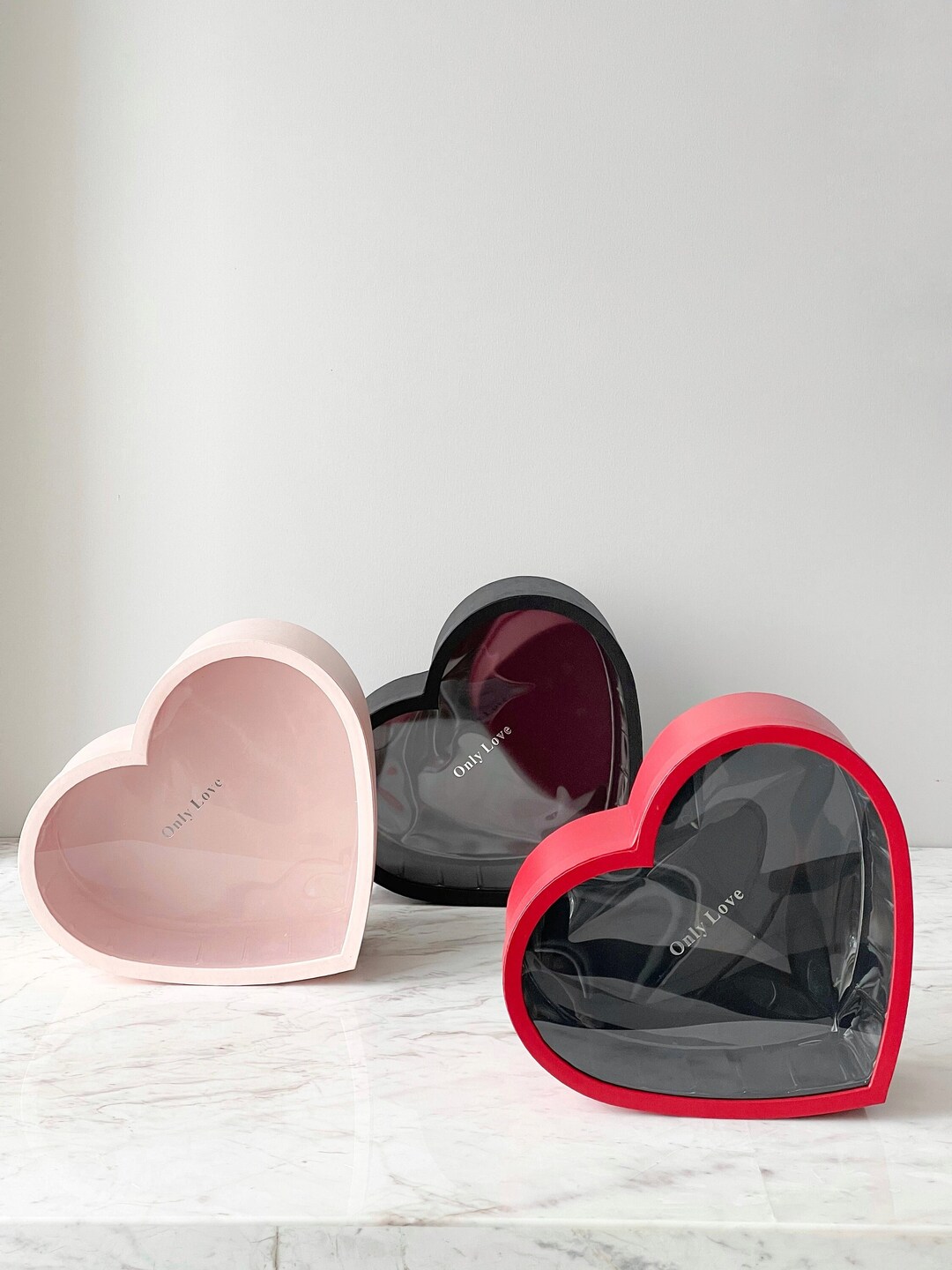 Only Love Heart Box, Round Box, Gift Box,flower Box,holiday Gift, Heart ...