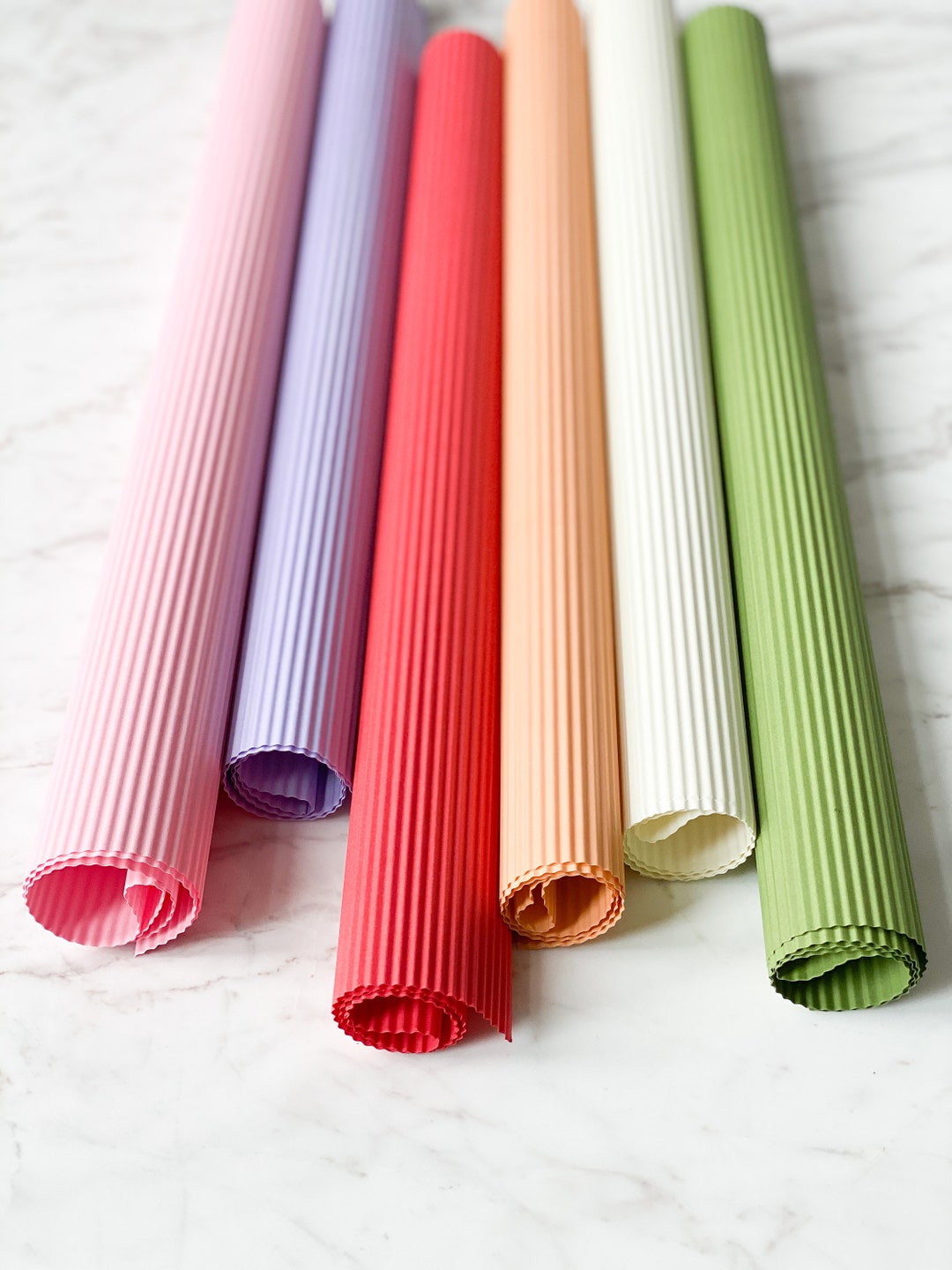 20 Sheets,pleated Double-sided Wrapping Papers,pleated Wrapping Paper ...