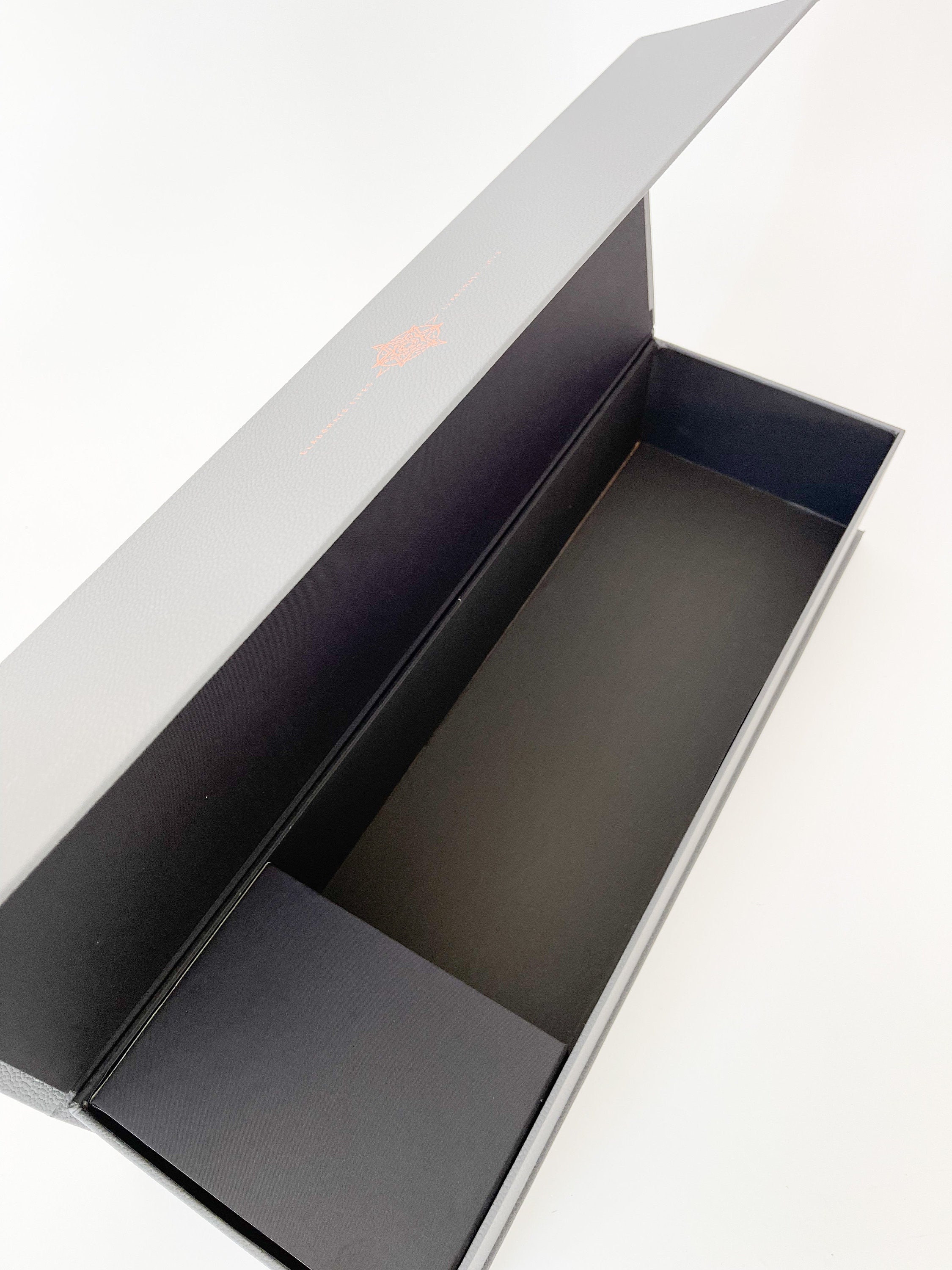 Tall Grey Flower Box Gift Box Rectangle Box Tall Box Gift - Etsy