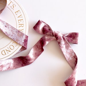 Luxury Velvet Ribbons, 4 Colours, Gift Wrapping, Flower Bouquet, Luxury ...
