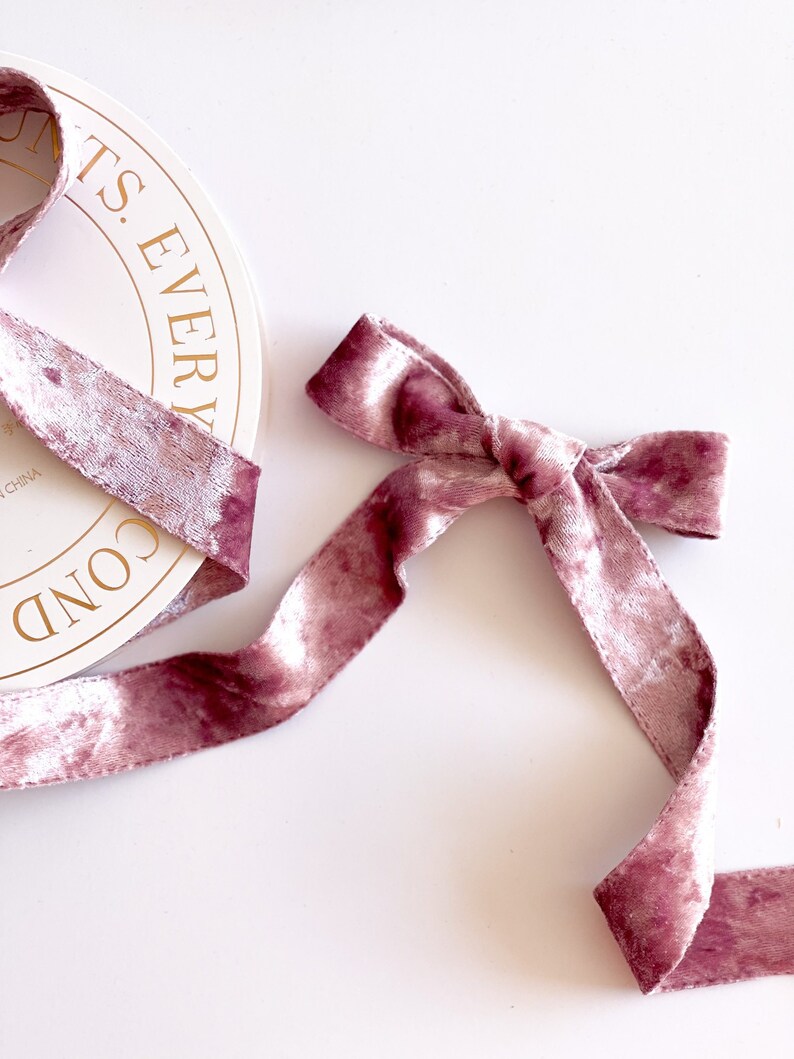 Luxury Velvet Ribbons 4 Colours Gift Wrapping Flower - Etsy