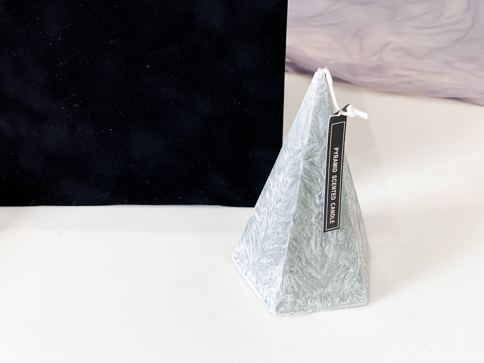 Frosted Flower Scented Triangle Candle Scented Candles | Etsy