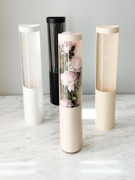 Tall Transparent Flower Box Gift Box Rectangle Box Tall | Etsy