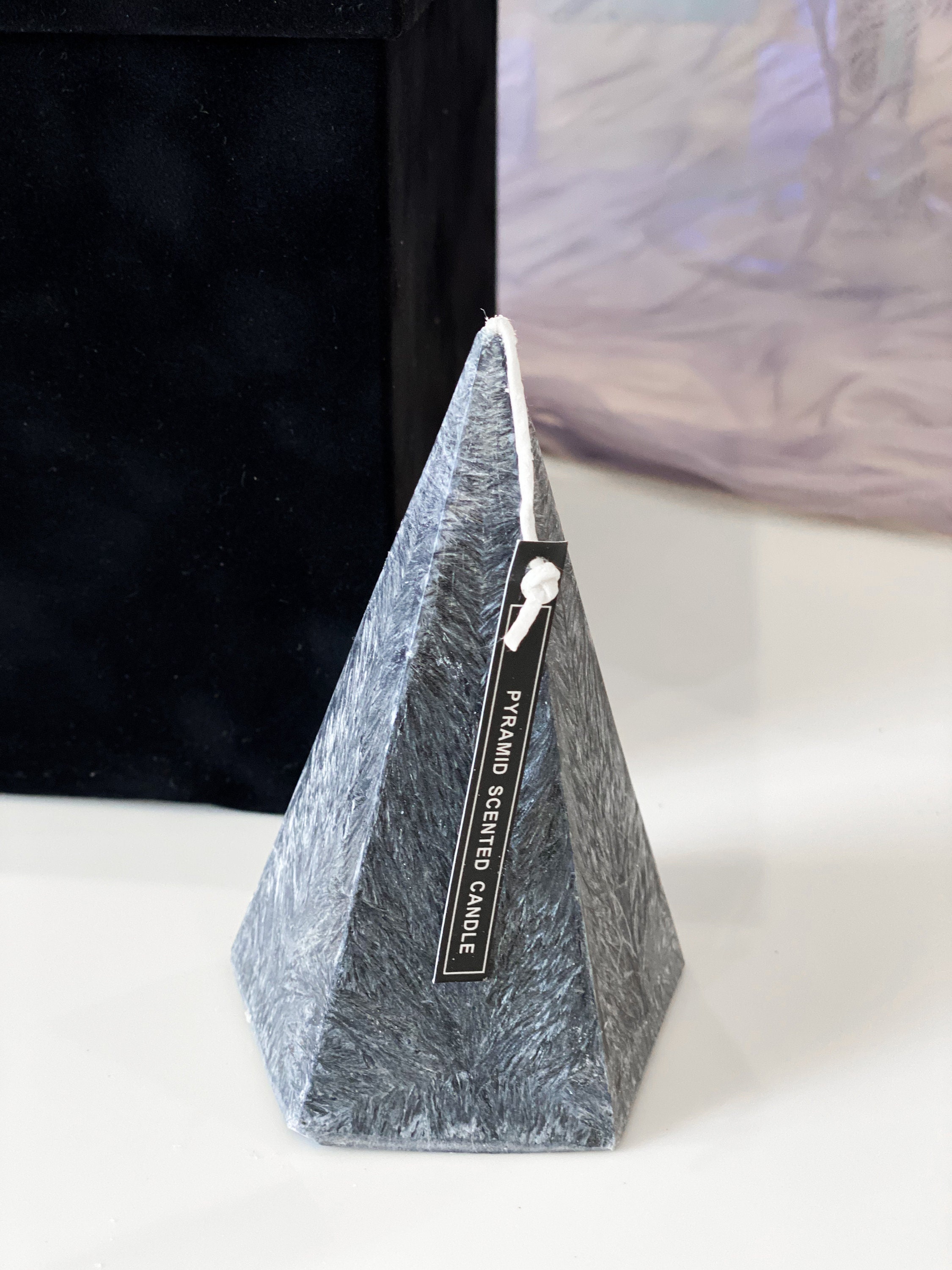 Frosted Flower Scented Triangle Candle Scented Candles | Etsy