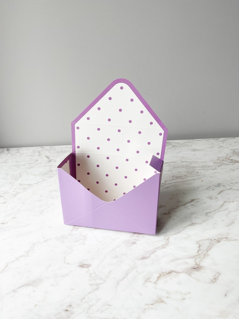 Envelope Shaped Flower & Gift Boxes Coloured Boxes Gift Box - Etsy Canada