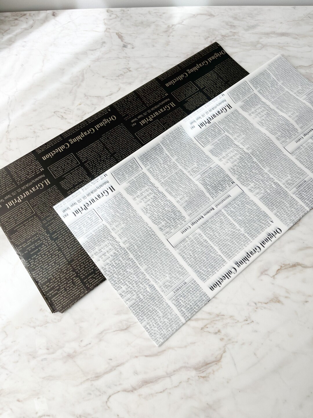 20 Sheets, Newspaper Wrapping Papers, Gift Wrap, Gift Wrapping, Flower ...