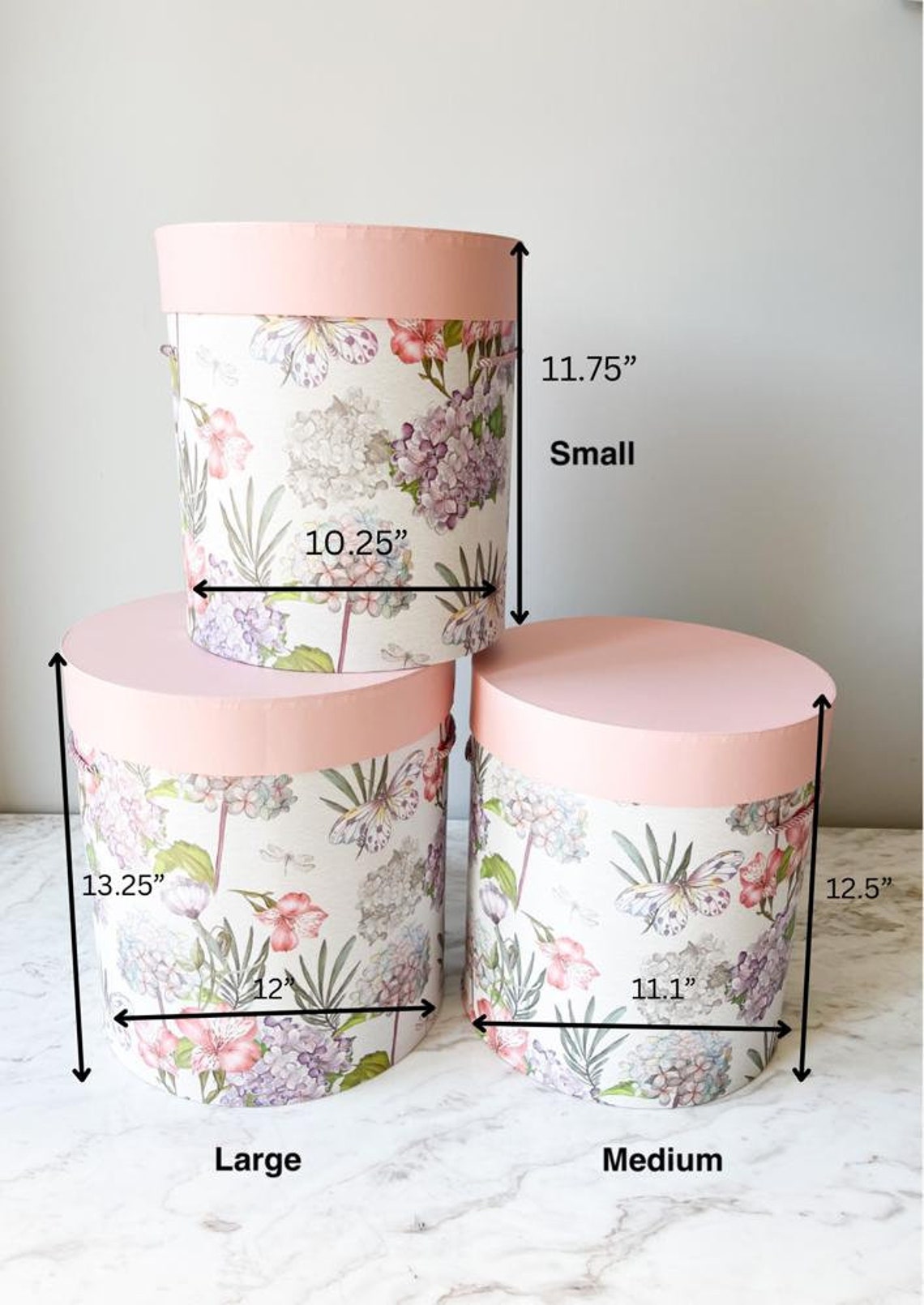 Extra Large Luxury Floral Print Box Large Box Flower Box - Etsy