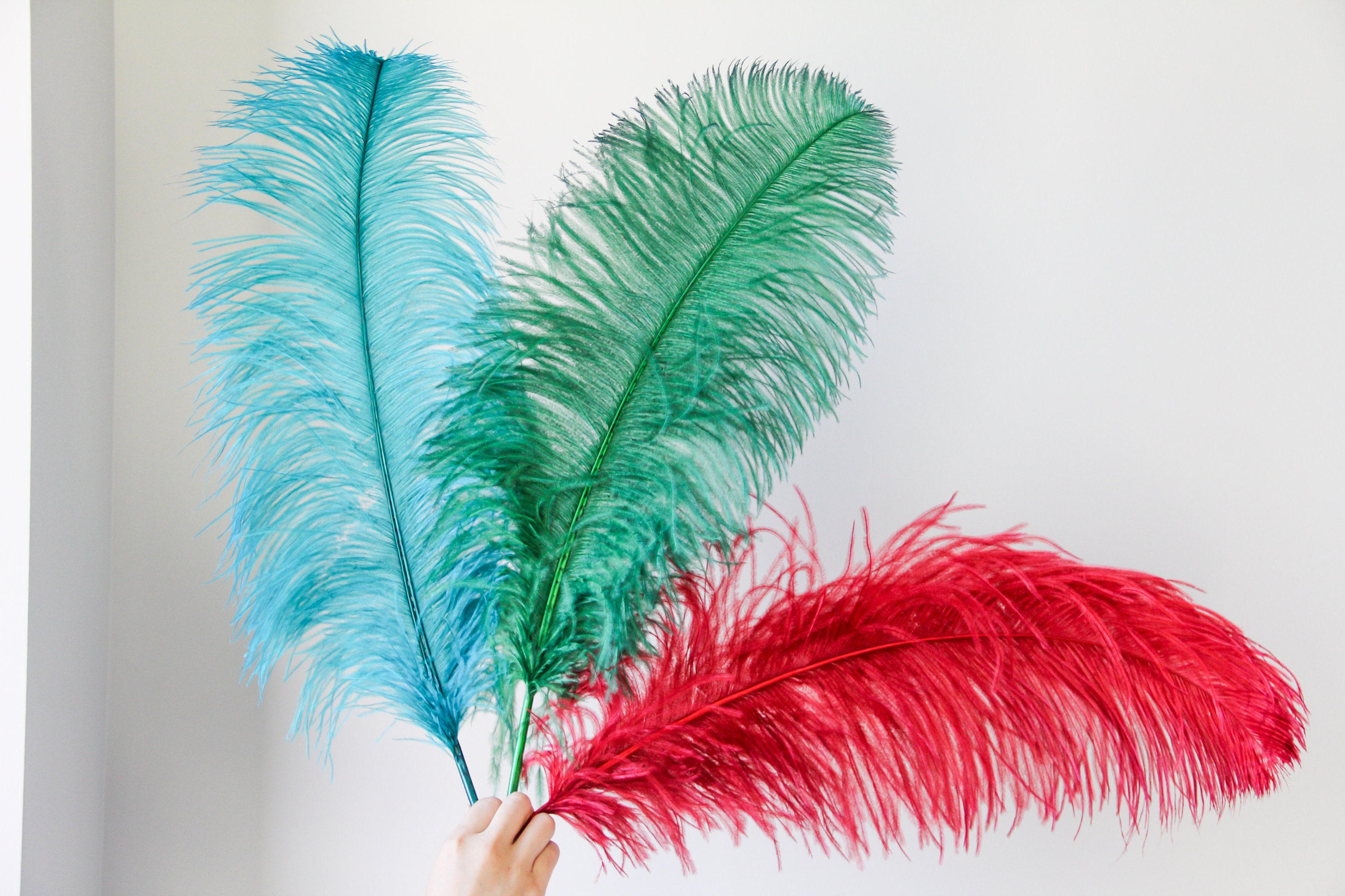 Feather Decoration Feather Decor Feather Centrepiece Pink | Etsy