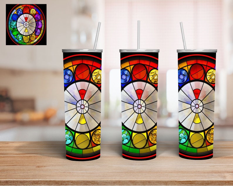 Chakra Stained Glass Pattern: Sublimation Clip Art (digital Download ...