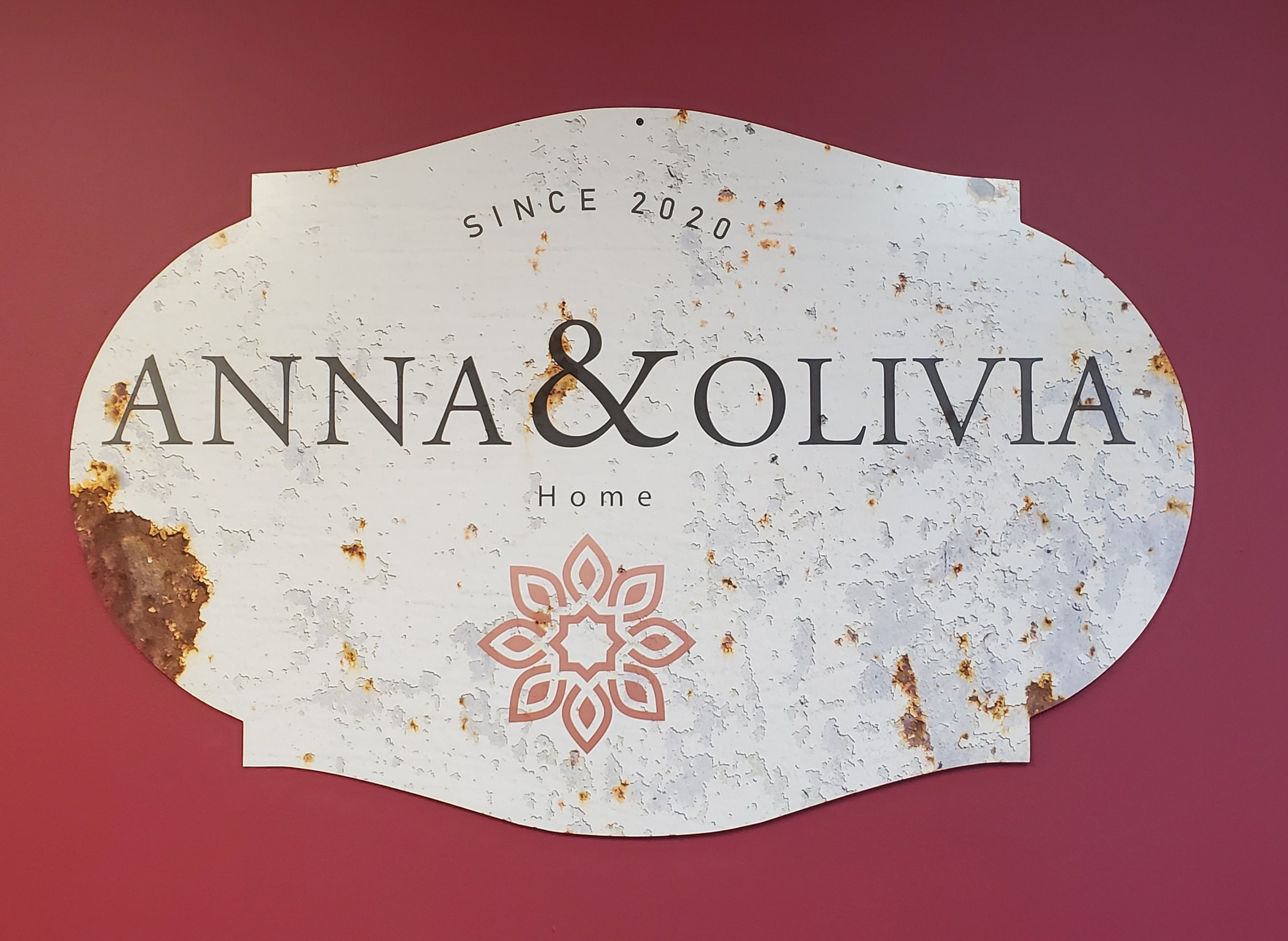 Custom Rustic Oval Wall Decor Sign - Etsy