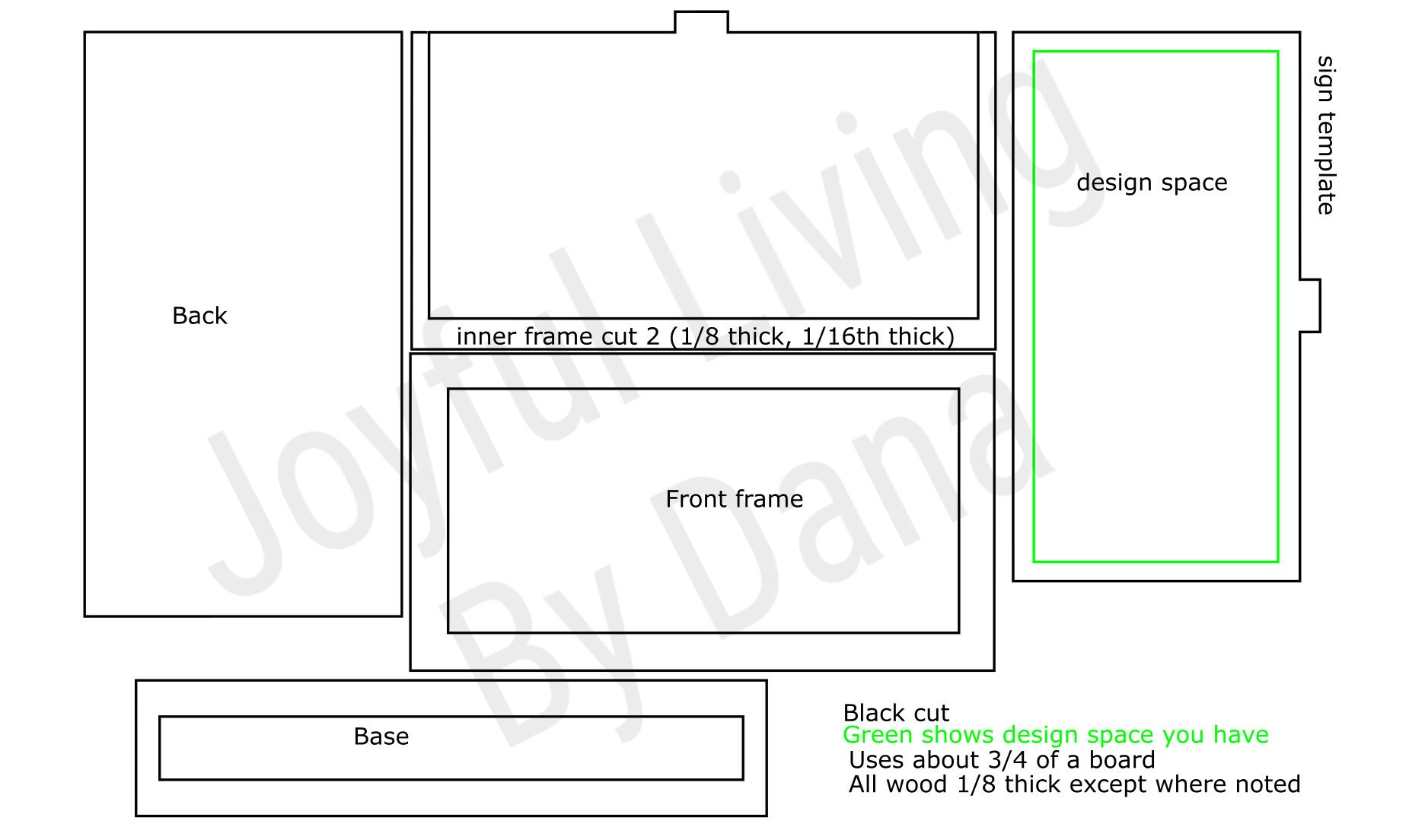 Interchangeable Frame Stand SVG, Shelf Sitter, Home Decor, Digital File ...