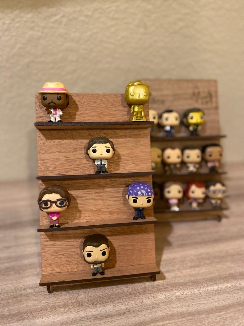 Wood Angled Display Stand Mini Figurines/funkopop Mini Funko - Etsy