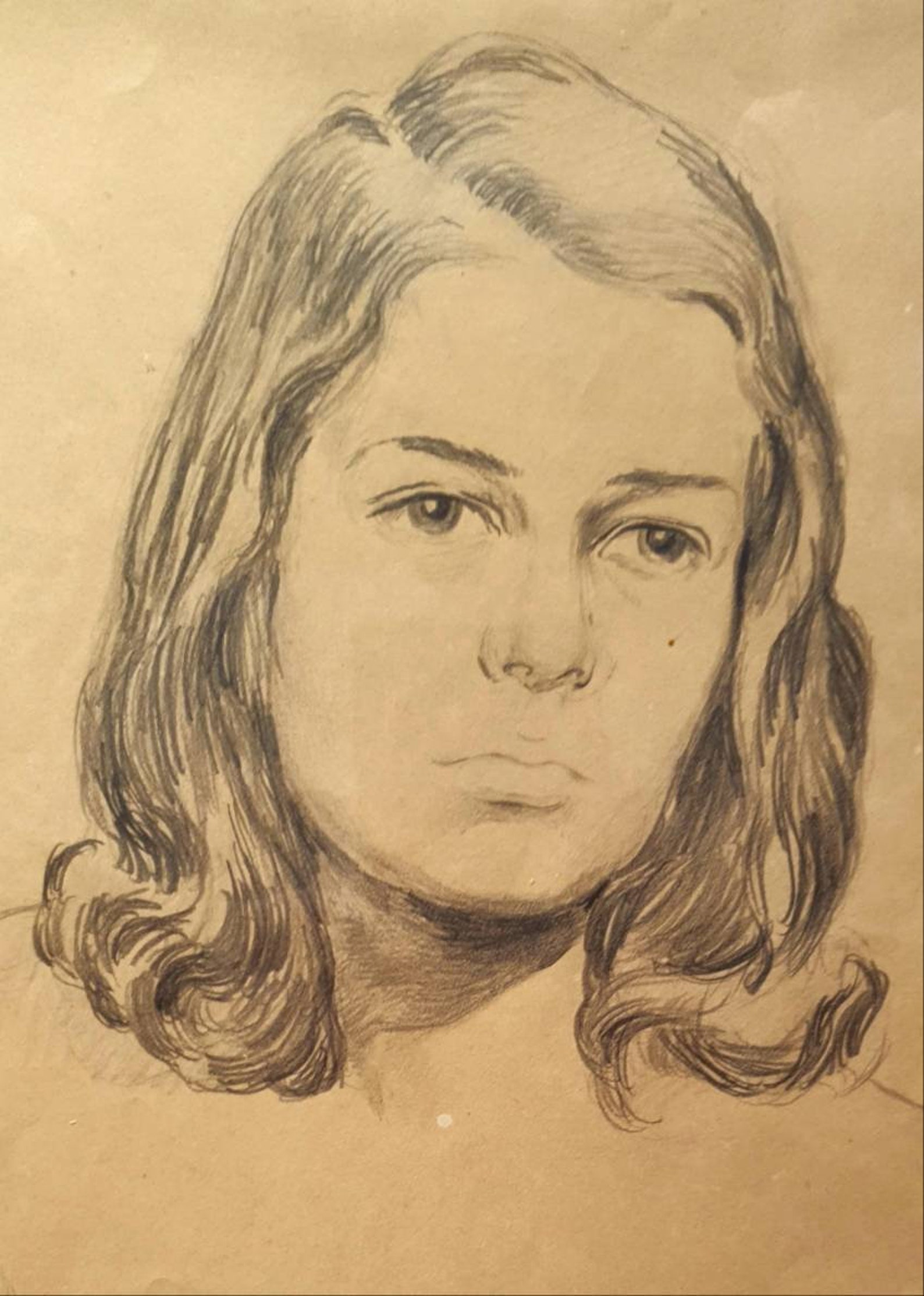 1970s Artist Pencil Sketch of a Woman on Paper. Signed and - Etsy