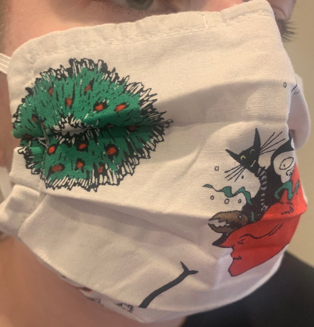 Disney Face Mask Pesadilla antes de Navidad 3 capas con filtro jack ...
