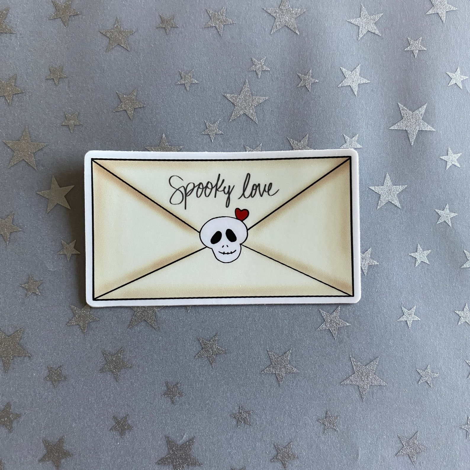 Spooky Love Letter Vinyl Decal Sticker Die Cut Sticker - Etsy