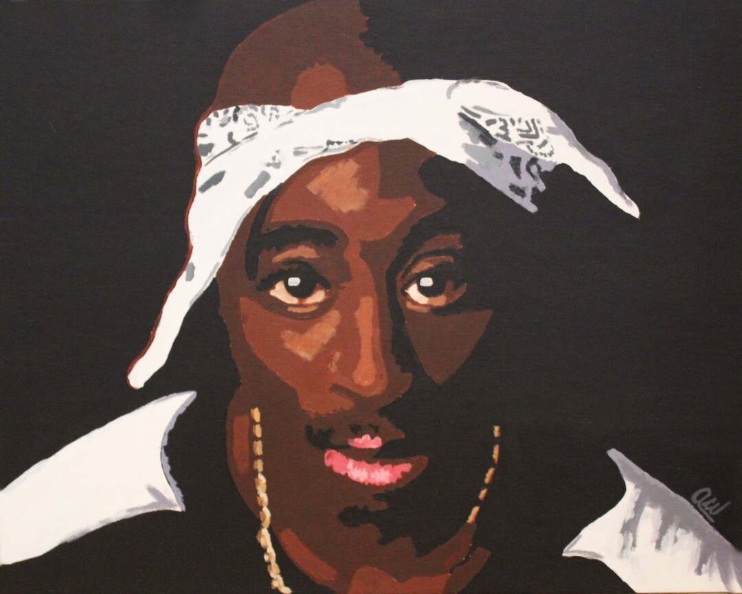 Tupac (original Painting) - Etsy