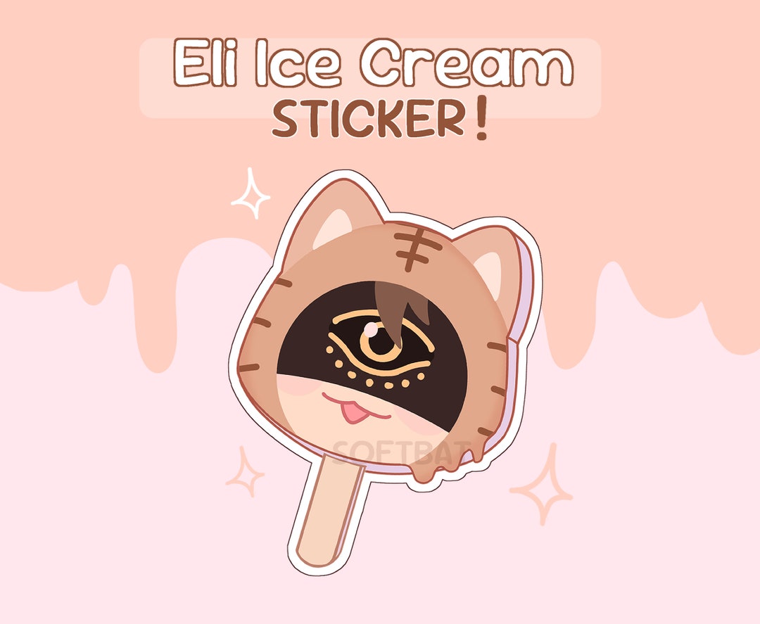 IDV Ice Cream Seer Sticker - Etsy