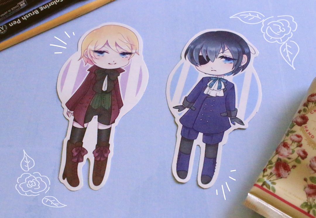 Black Butler Stickers - Etsy