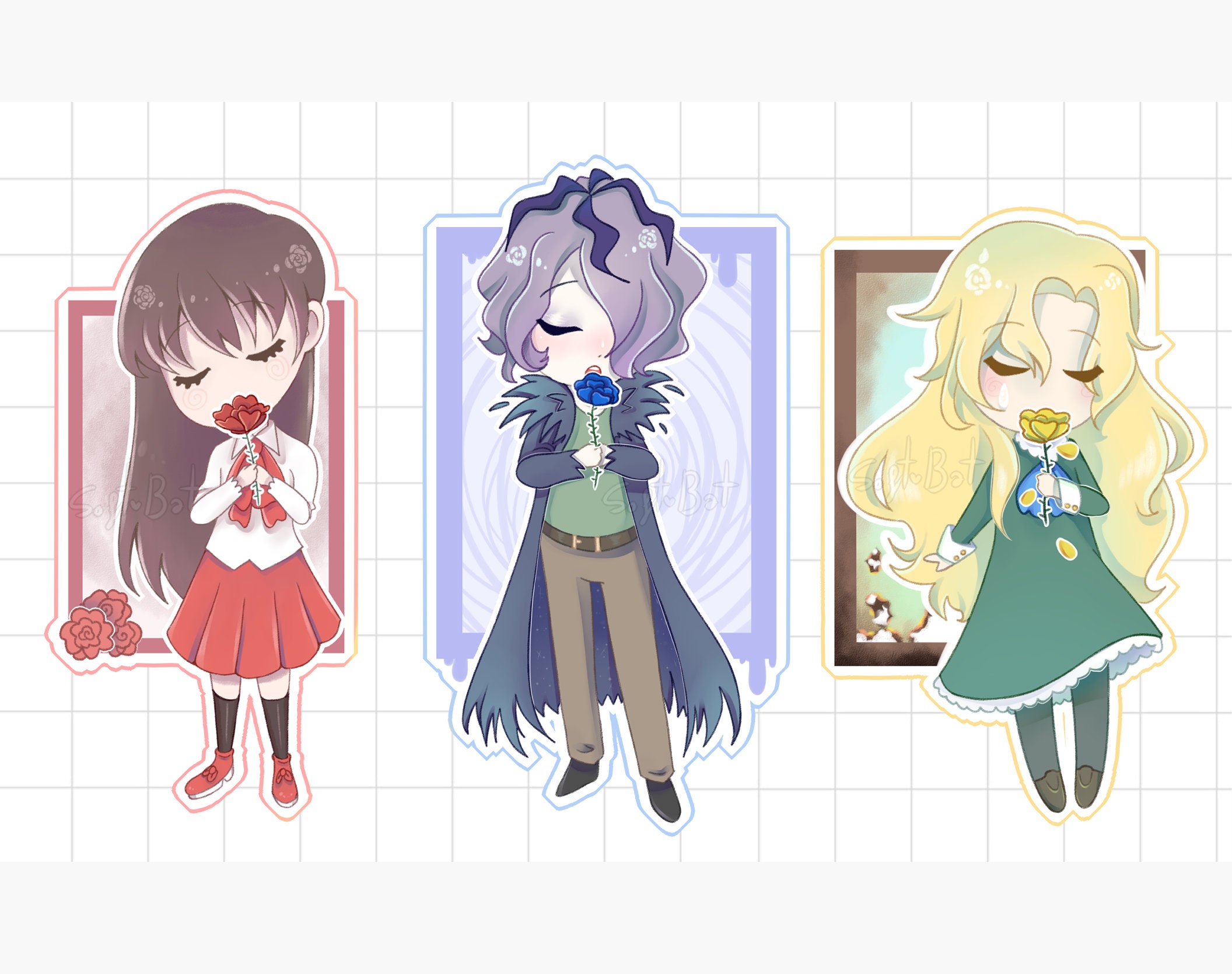 IB Chibi Stickers - Etsy