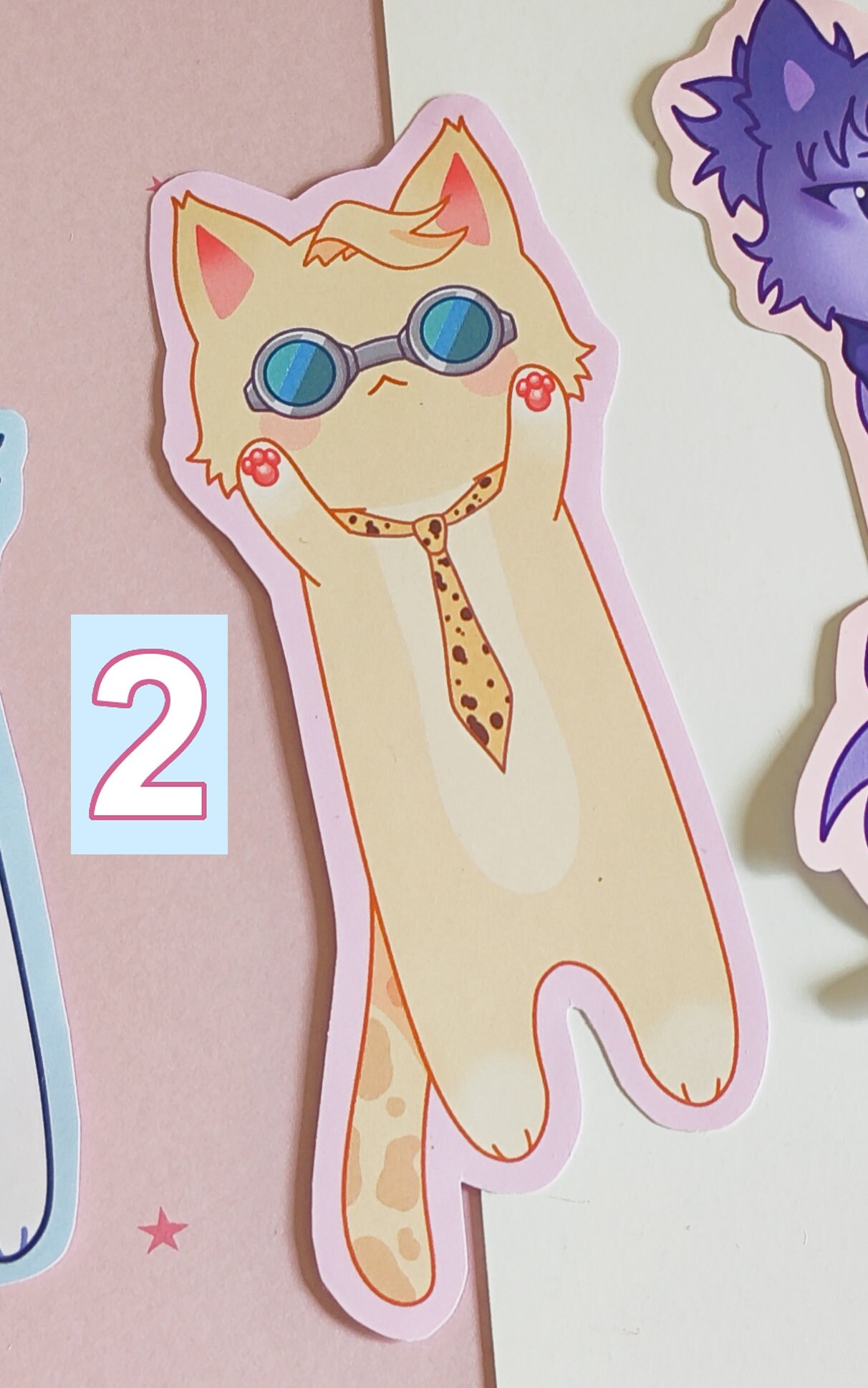 Cursed Anime Cat Stickers - Etsy