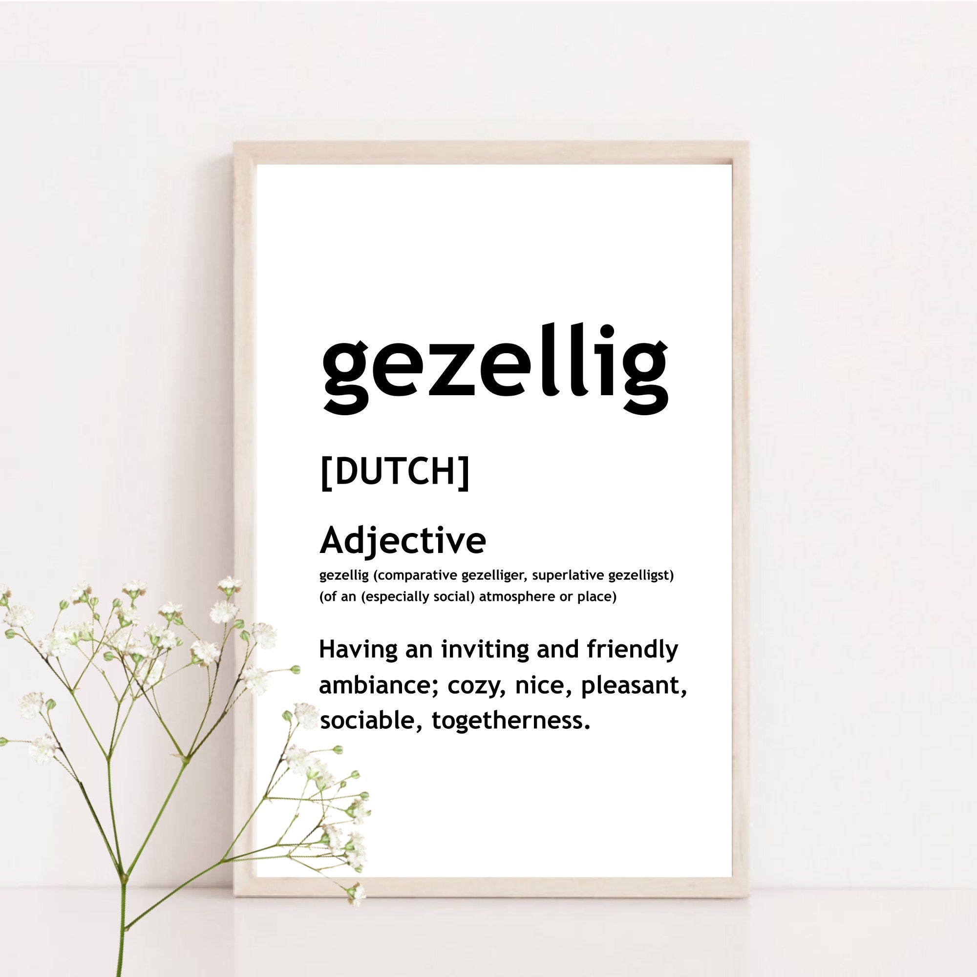 Home Décor Dutch Art Dutch Definition Print Dutch Print Digital ...