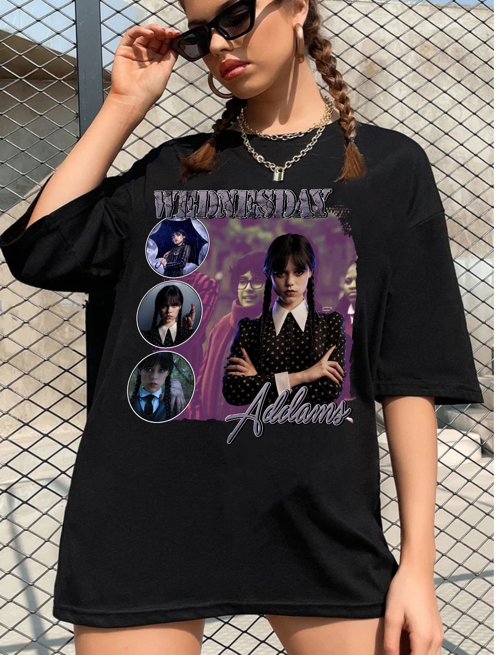 Wednesday 90s Shirt, Wednesday Addams Shirt, Jenna Ortega, Adam Vintage ...